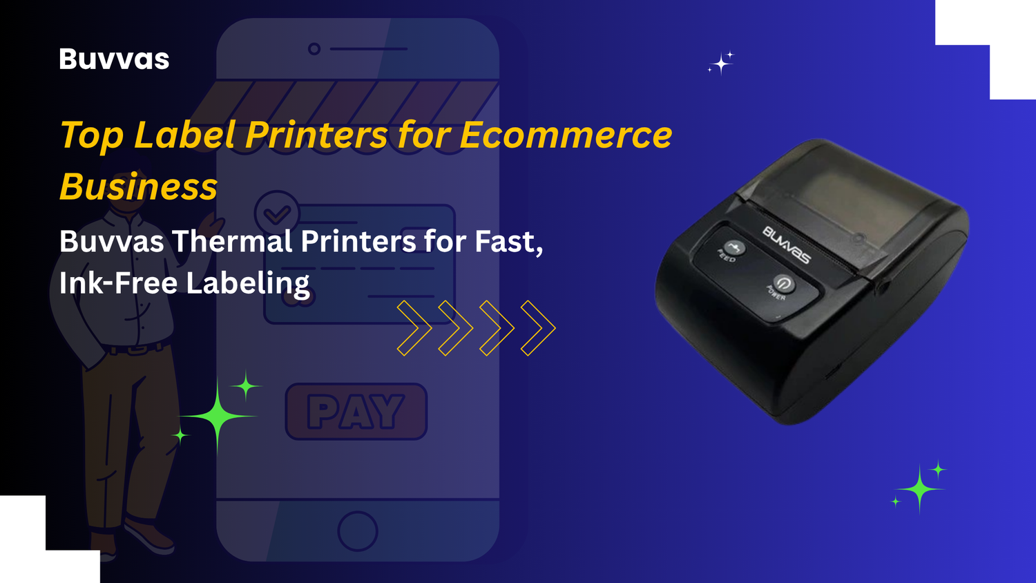 Top Label Printers for Ecommerce Business – Buvvas Thermal Printers fo ...